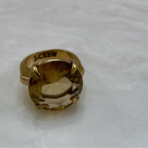 J. Crew | Jewelry | J Crew Gold Ring With Citrine Stone | Poshmark